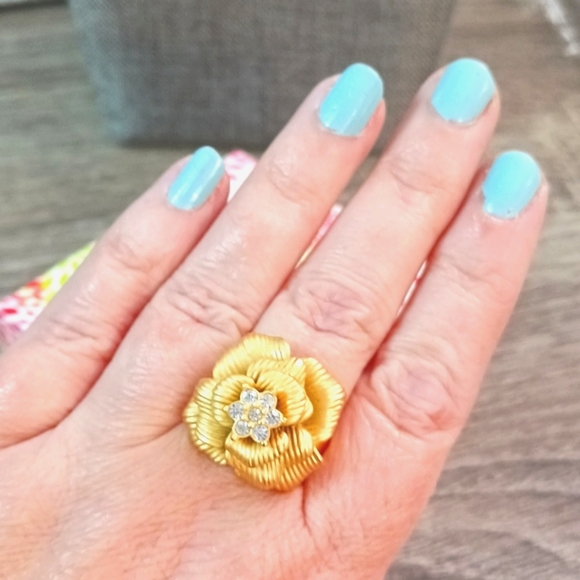 Premier Designs | Jewelry | New Premier Designs In Bloom Gold Rose ...